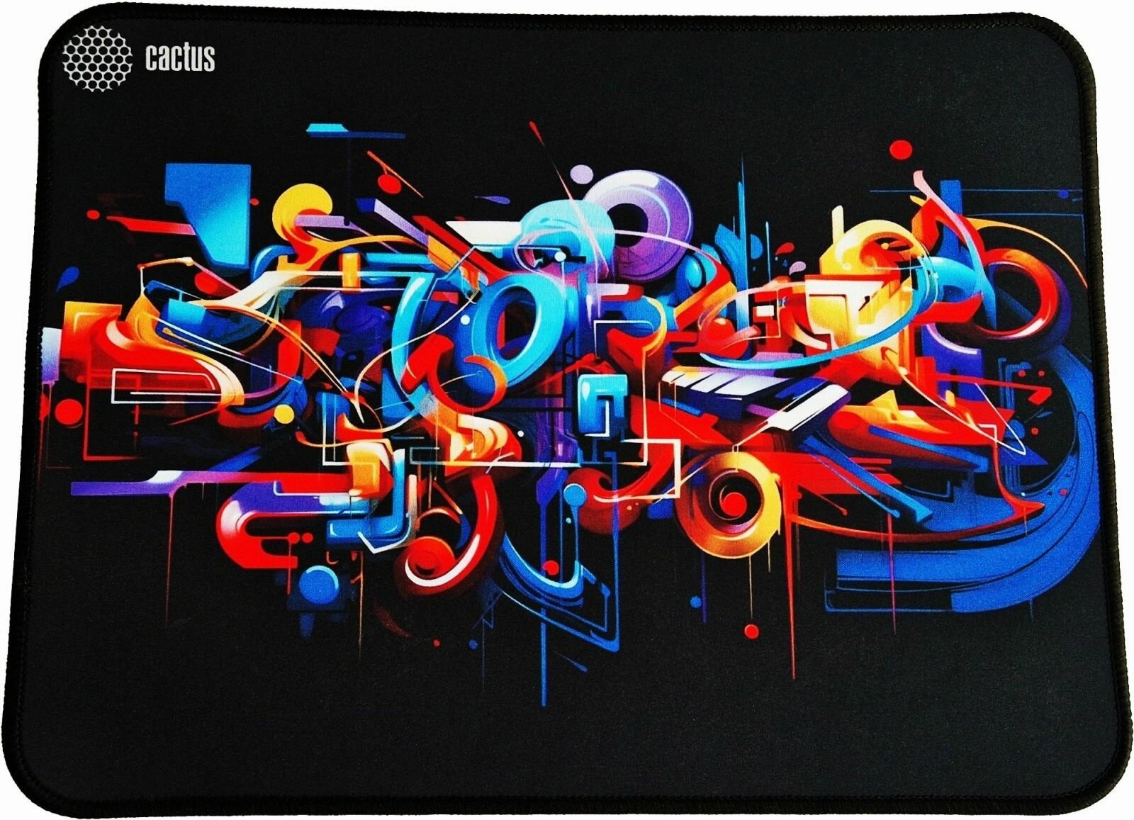 Коврик для мыши CACTUS Graffiti 400х300х3 мм, ткань, резина (CS-MPC-PRO10XL)