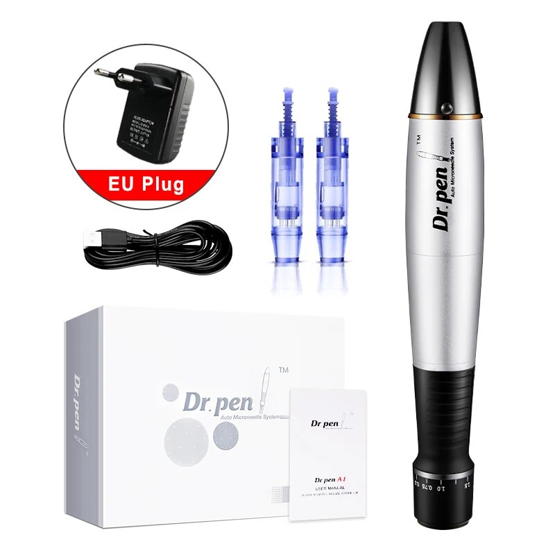 Дермапен Dr.Pen A1 0.25 мм, Цвет: A1button-whit-box-EU