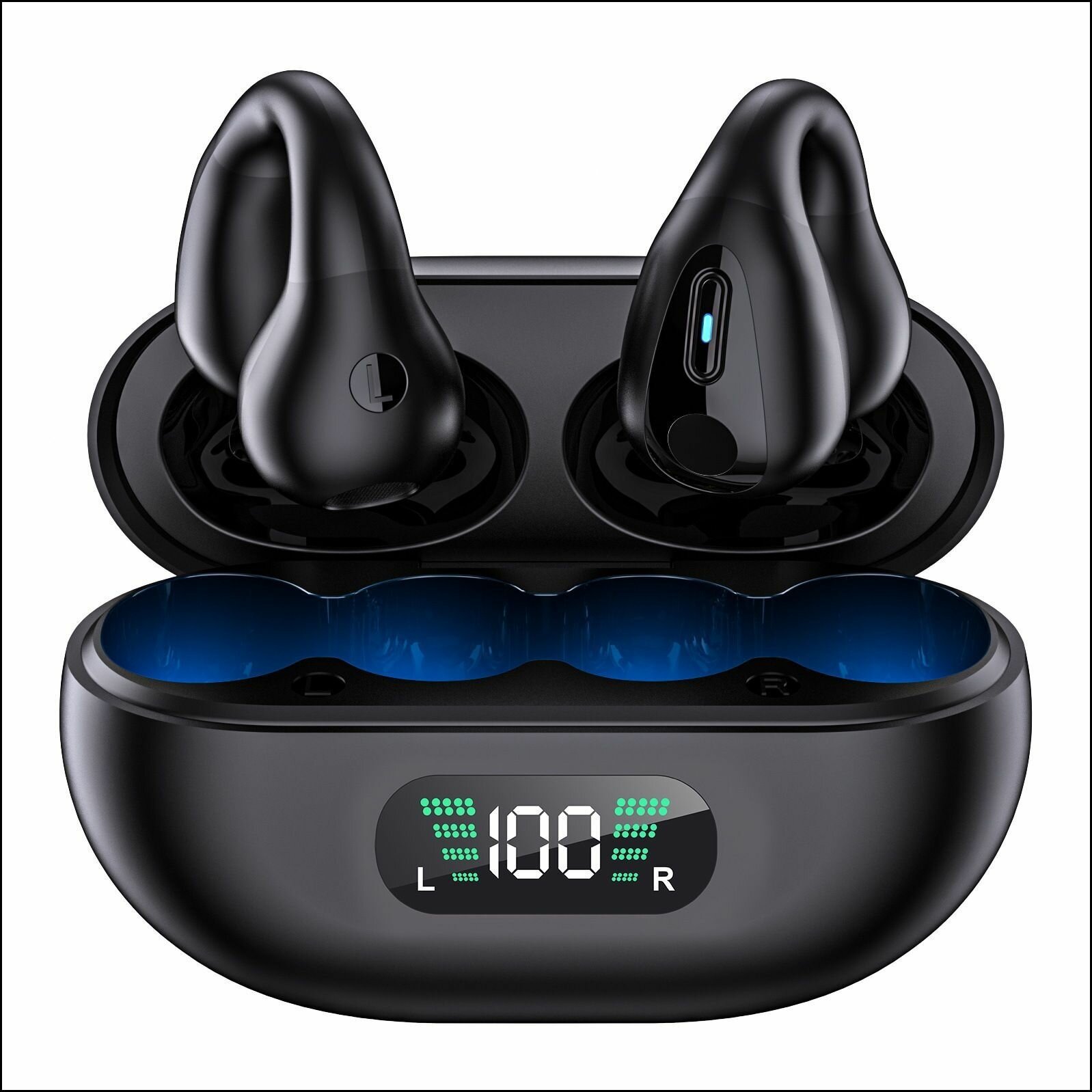 Наушники беспроводные с микрофоном Xiaomi Mi True Wireless Earbuds Basic, Bluetooth, USB, черный матовый