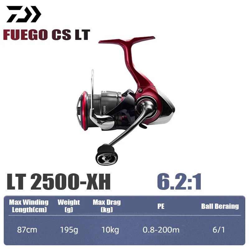 Daiwa Fuego CS LT Спиннинговая катушка LT 2500-XH