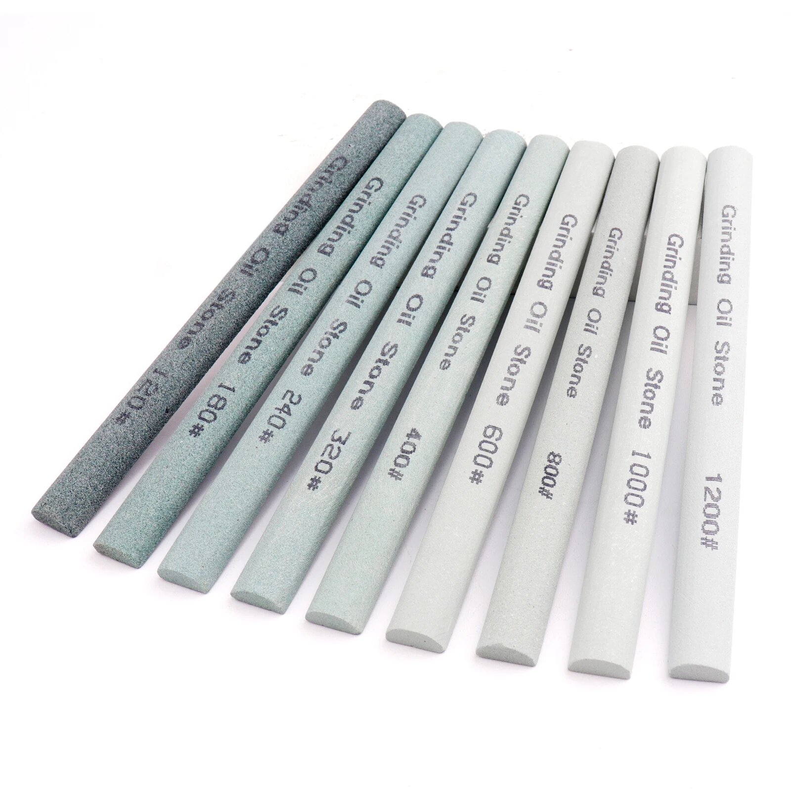 Набор камней для заточки ножей, 9 шт, масляный камень из карбида силикона, зернистость 120-1200, точильный камень для полировки ножей, точильный камень для ножниц
