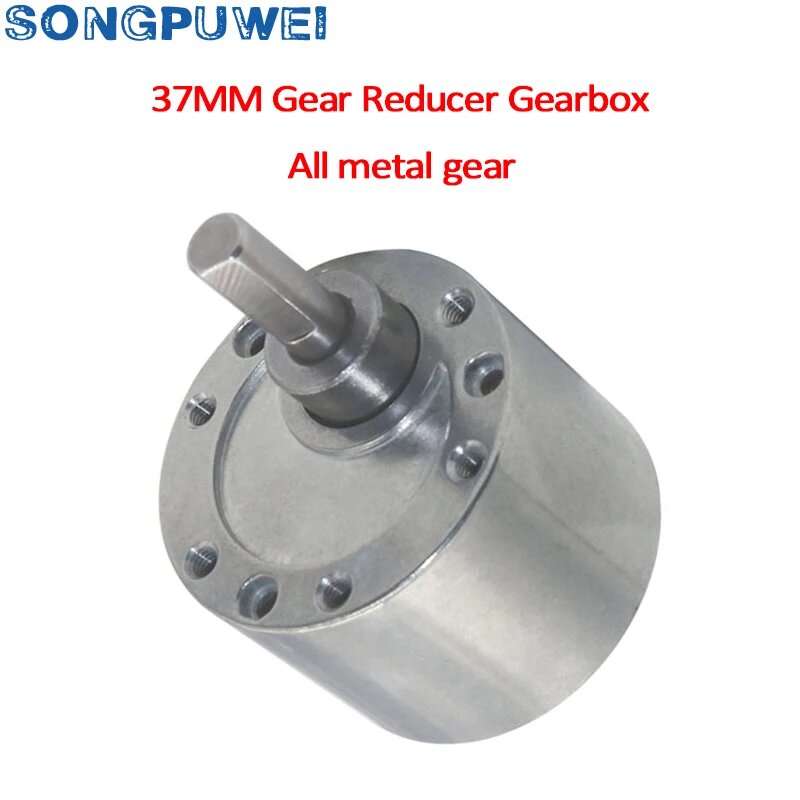 Редуктор 37 мм для двигателей постоянного тока 1 Ratio 131, 3.0mm Shaft, Connecting plate13mm
