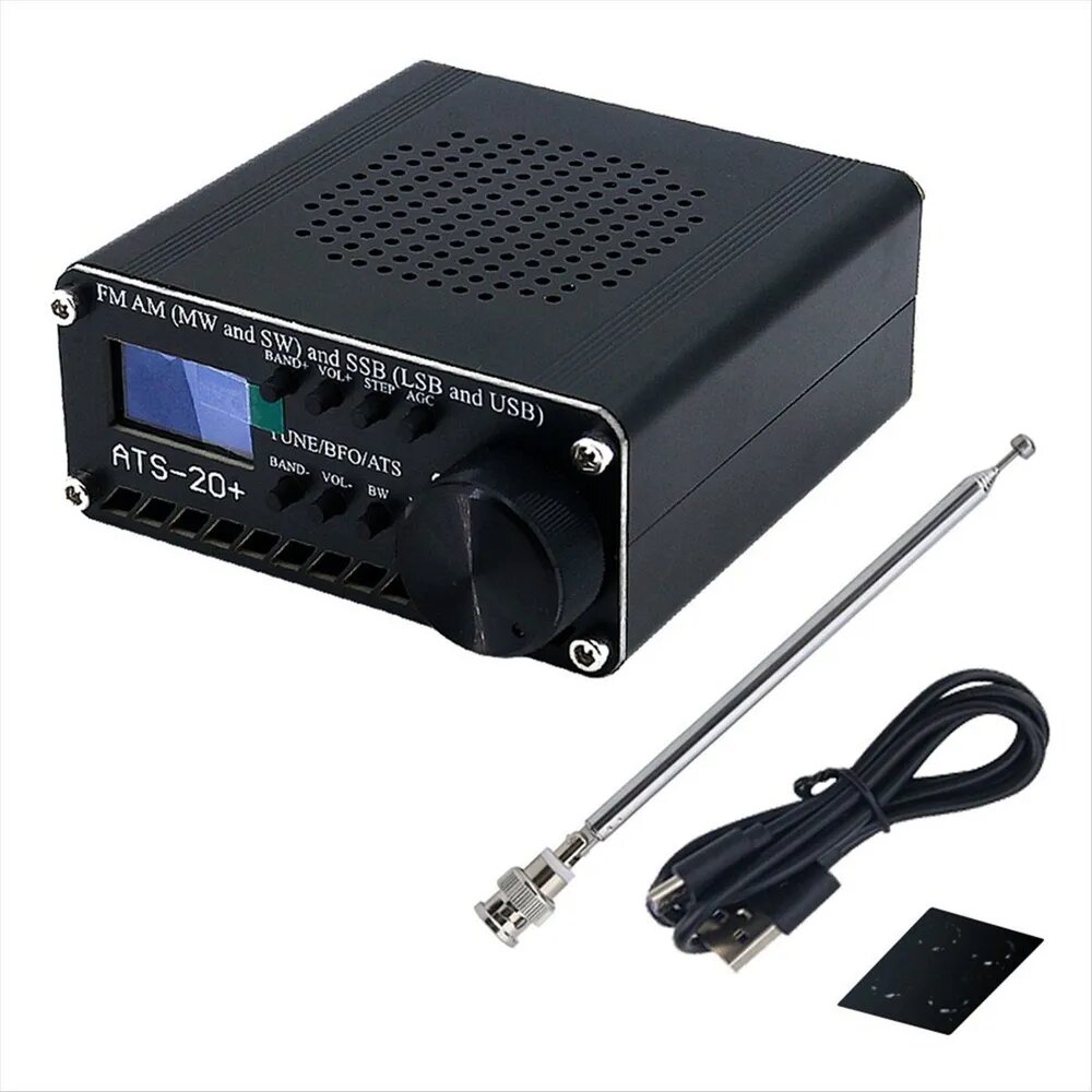 Модернизированный Широкополосный Радиоприемник ATS-20+ Si4732 FM AM (MW SW)