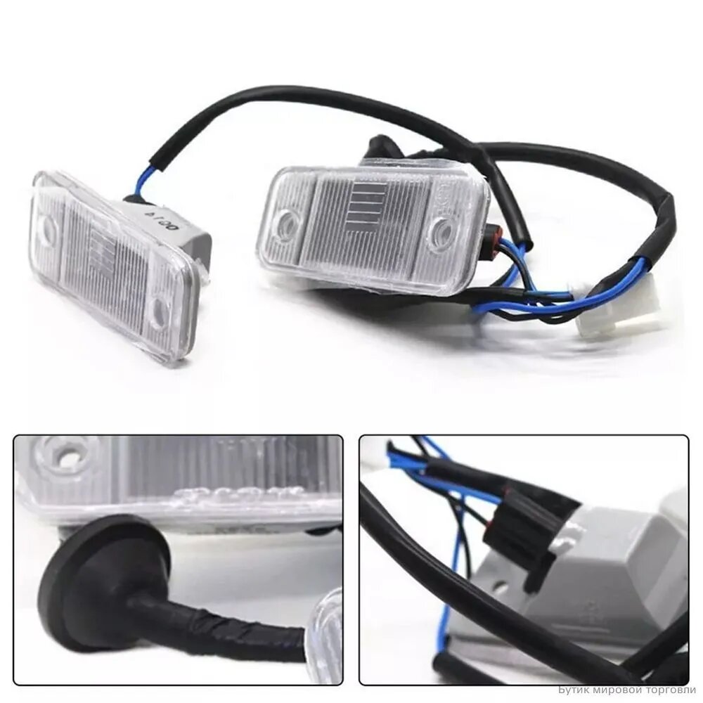 Фонарь Освещения Номерного знака Hyundai Santa Fe 2006-2012, LED, Белый