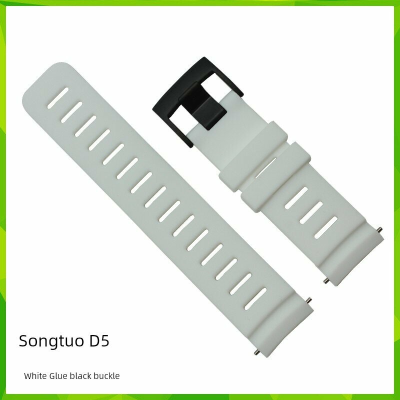 Спортивные часы Suunto D5 Spartan Expedition с белым резиновым ремешком и черной пряжкой для походов