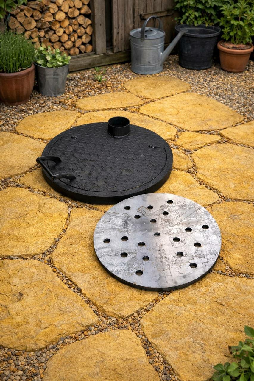 Набор Сделай Сам для бочки из под масла 200 литров, комплект 3в1