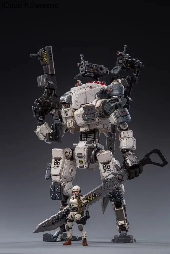 Подвижная Кукла JOYTOY 1/18 Dark Source God of War 86-white - фигурка