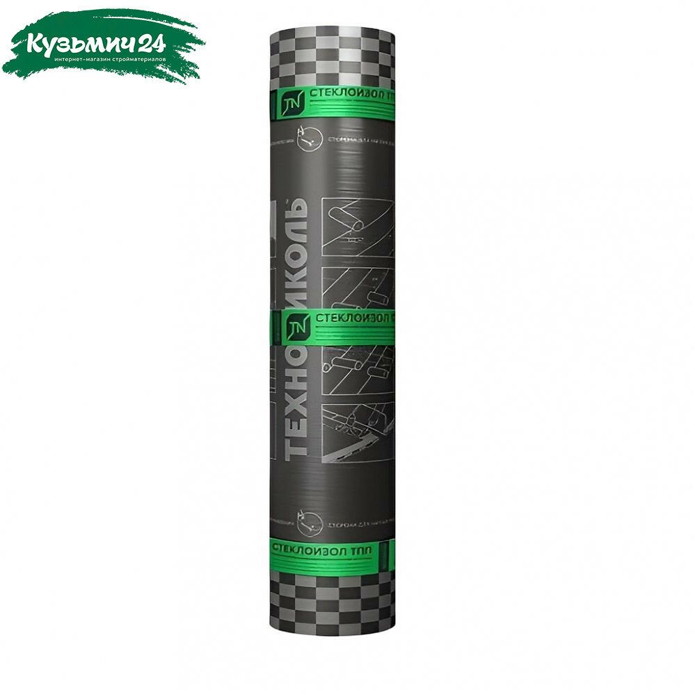 Гидростеклоизол ТПП-2.1 Технониколь, стеклоткань, наплавление, рулон 9 м