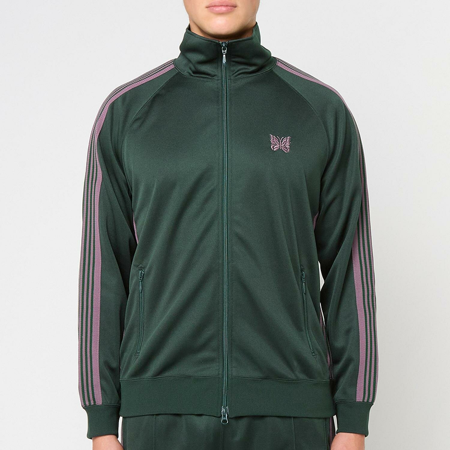 Толстовка Needles Толстовка Needles Track Jacket - Poly Smooth, размер S, , green — фото 1