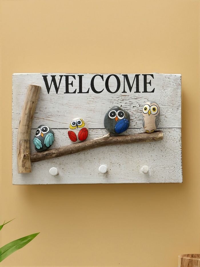 Вешалка WELCOME, 31 6.5 21 см, дерево албезия