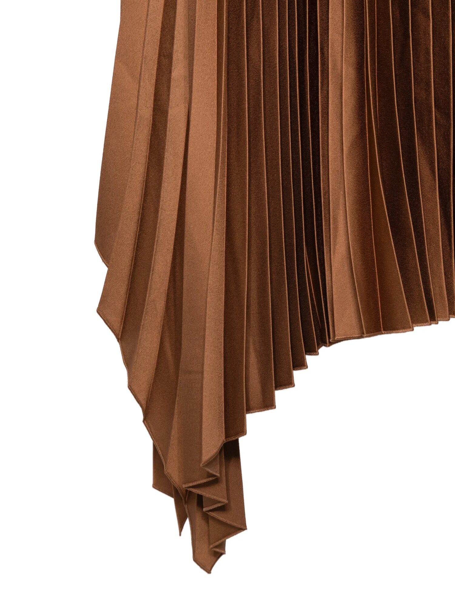 Юбка Joseph Ade asymmetric skirt, размер 36, коричневый — фото 1