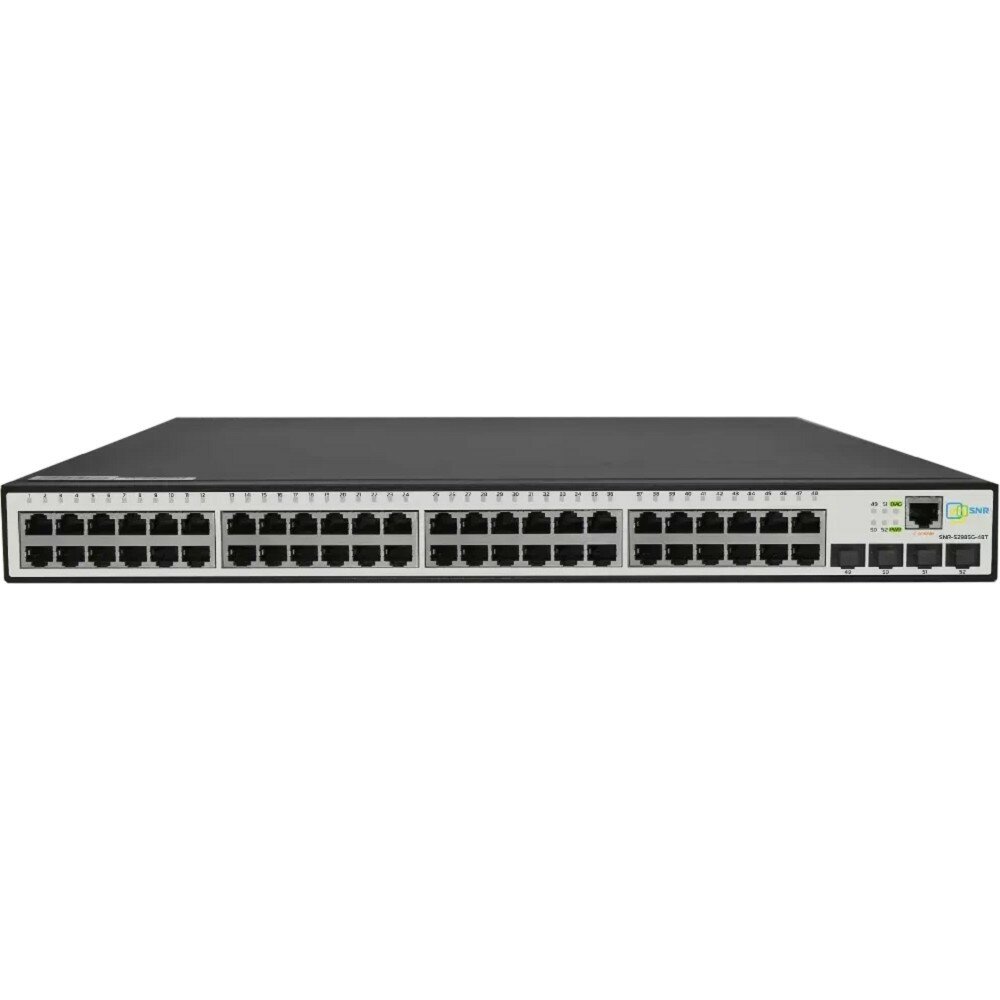 Коммутатор SNR-S2985G-48T SNR веб-интерфейс 52 портов 1000 Мбит/сек