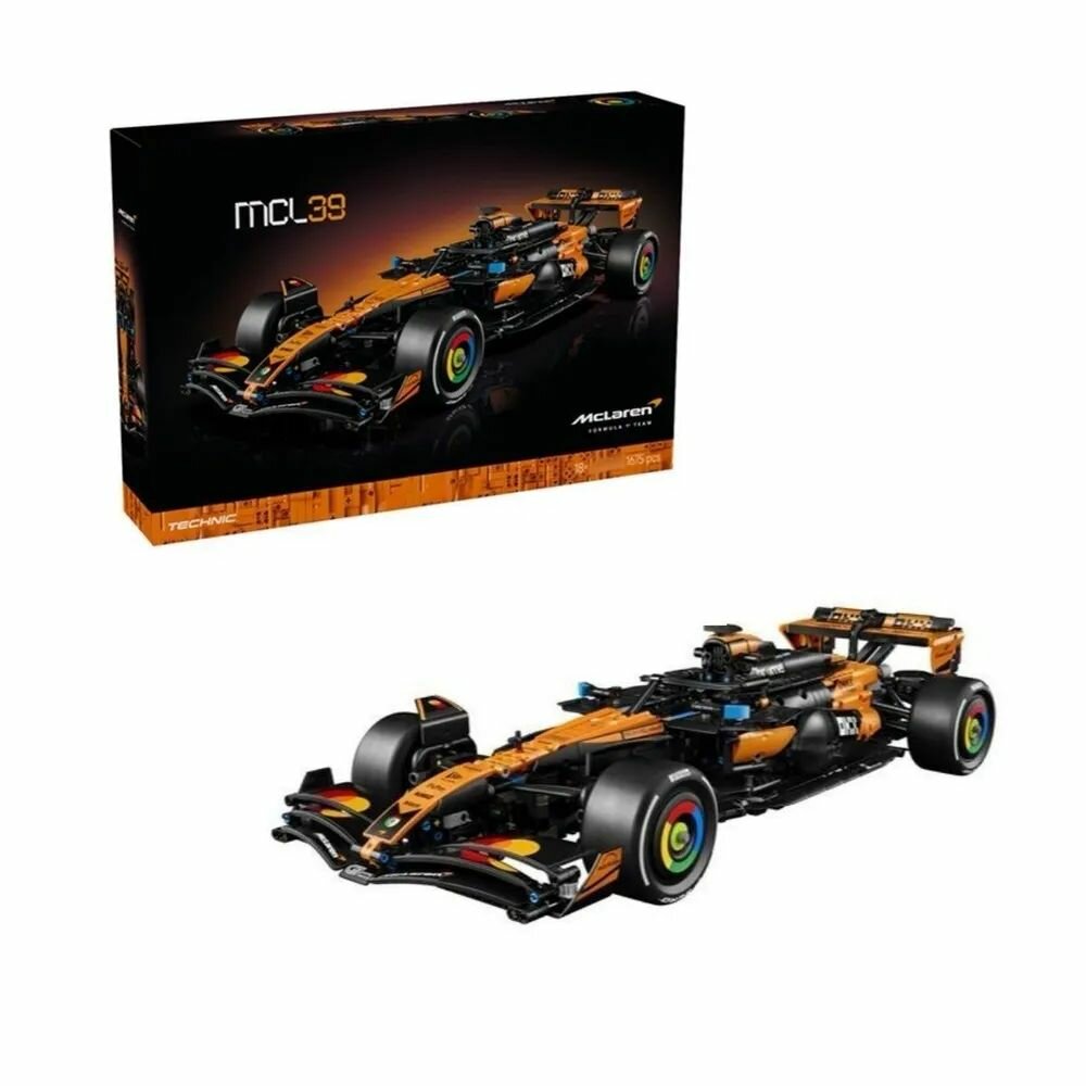 Конструктор Гоночный болид Формула 1 Макларен MCL39 / Formula 1 McLaren / 1675 деталей