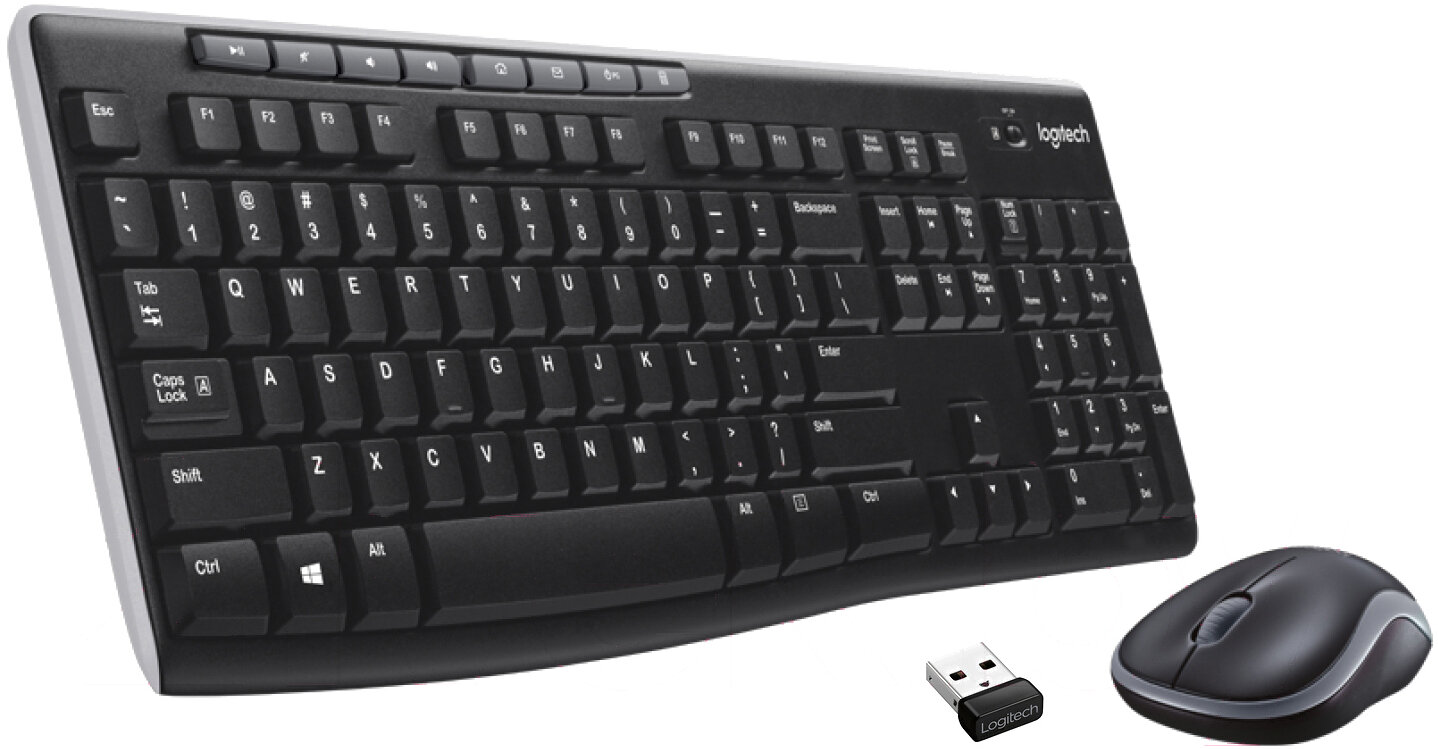 Комплект клавиатуры и мыши MK270 USB беспроводная