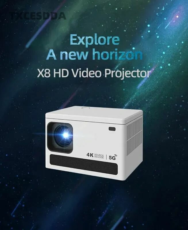 TXCESDDA Проектор x8projector, 1LCD, черный