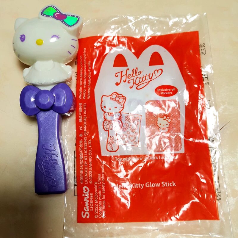 2022 McDonald's Hello Kitty Hot Wheels: корзина для хранения игрушек в виде внедорожного пикапа блестящий стик_Добавьте