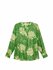 Топ Floral-print silk tunic
