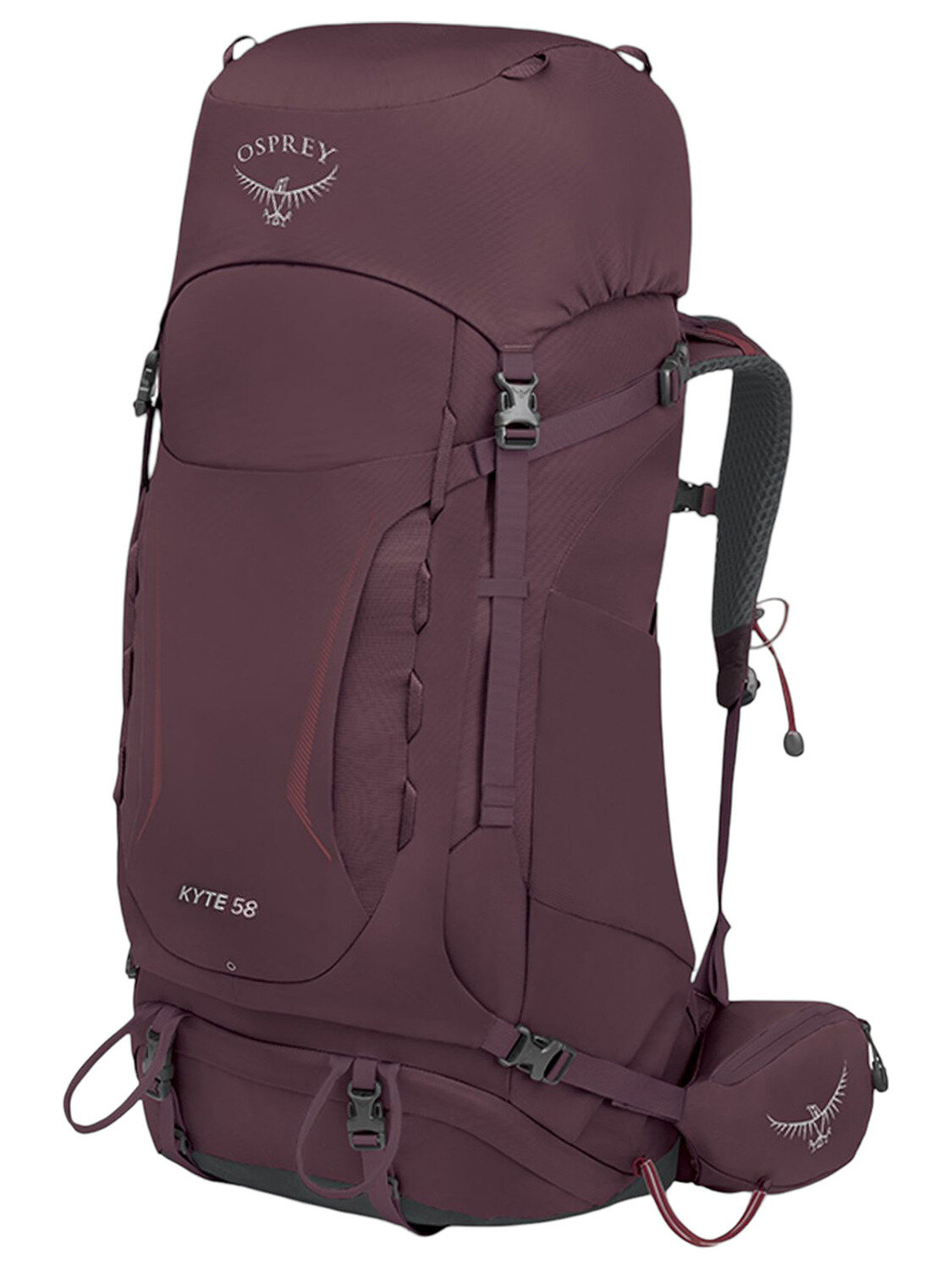 Рюкзак Osprey Kyte 58 Elderberry Purple 2026 Бордовый, для женщин