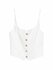 Топ Alice+Olivia Button tank top, размер 2, white