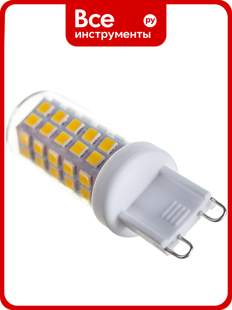 Светодиодная лампа Uniel LED-JCD-9W/4000K/G9/CL GLZ09TR прозрачная UL-00006489
