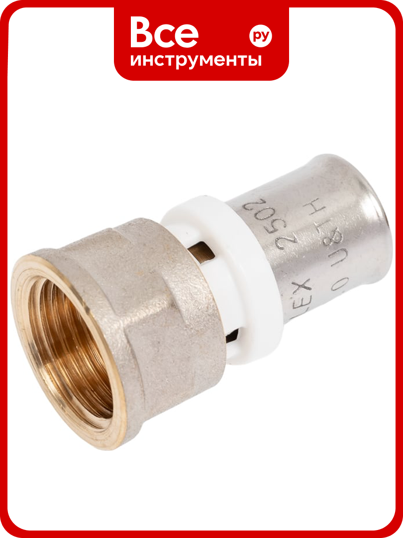 Муфта, K-FLEX, пресс-фитинг K-FLEX SOLID ВP 16x1/2" 86MLAD1A010500C, латуни, соединения металлополимерной трубы