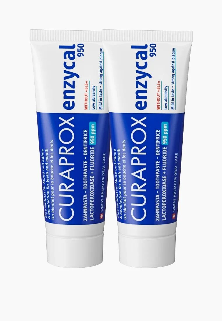 Curaprox Зубные пасты 2 шт. 2 х 75 мл