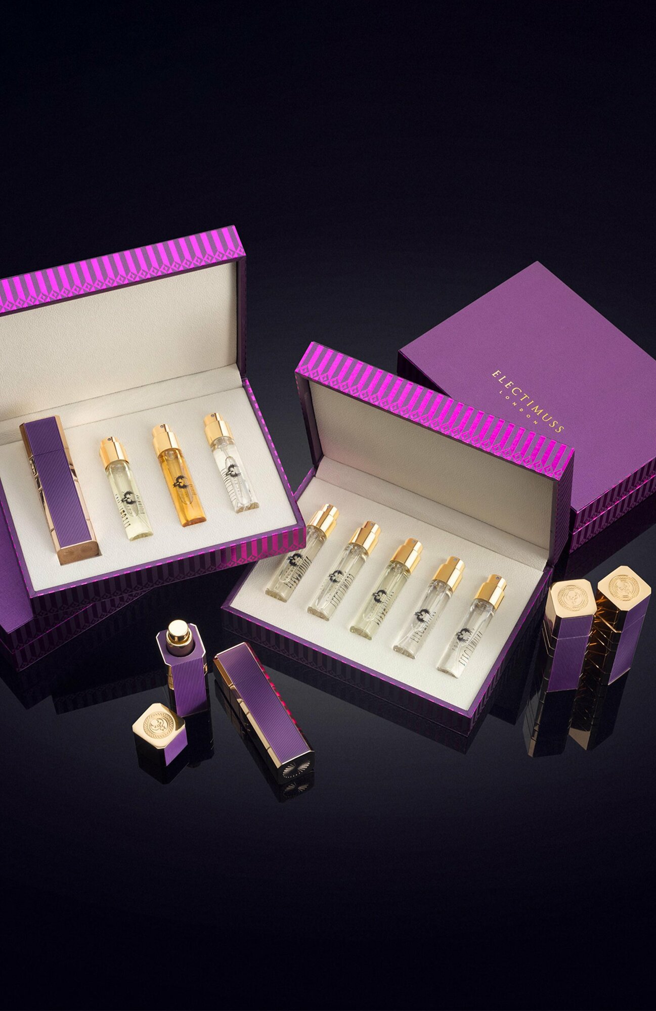Парфюмерный набор с атомайзером Nero Collection (3x10ml) Electimuss London