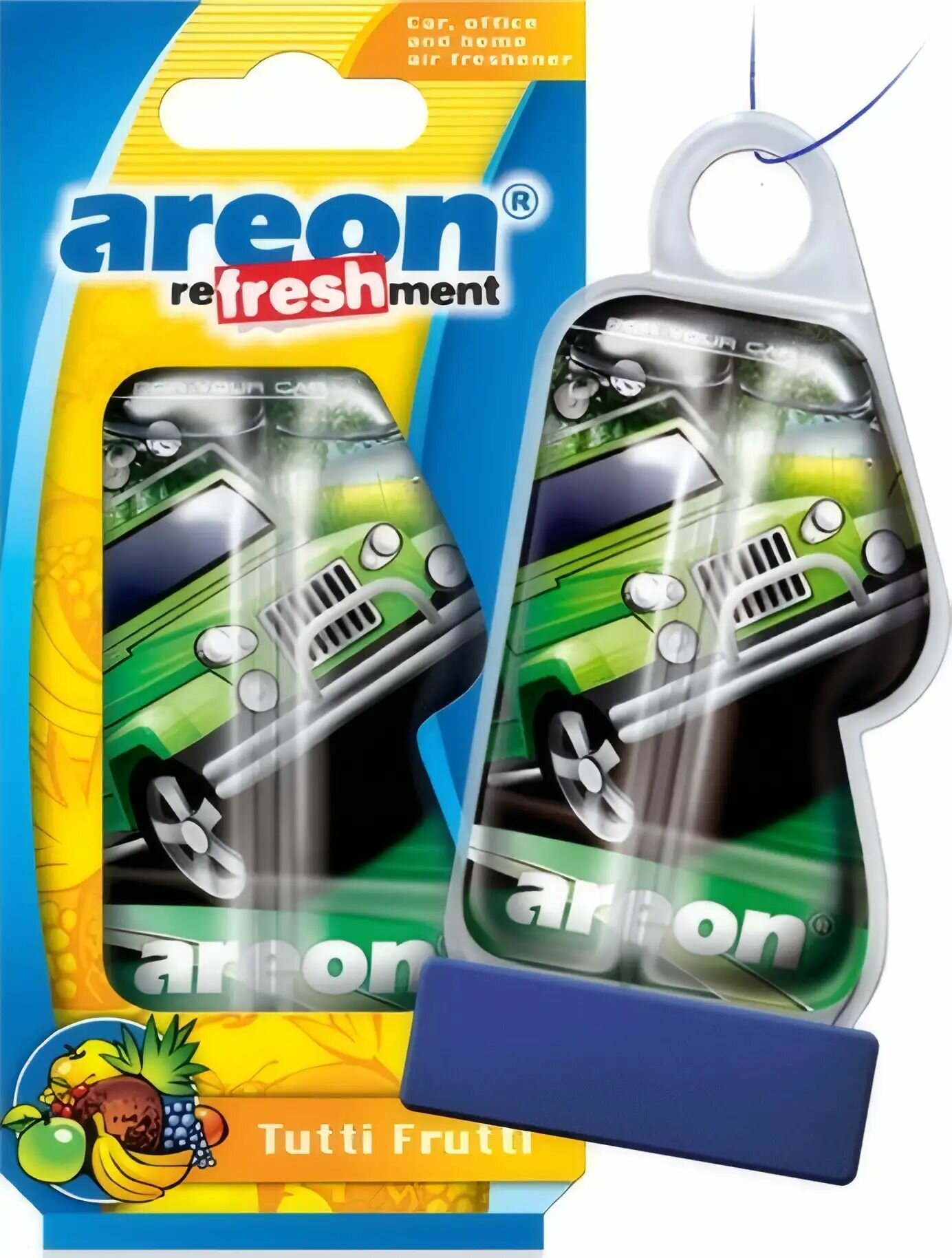 Ароматизатор подвесной гель AREON LIQUID Tutti Frutti Тутти-Фрутти 704-025-906