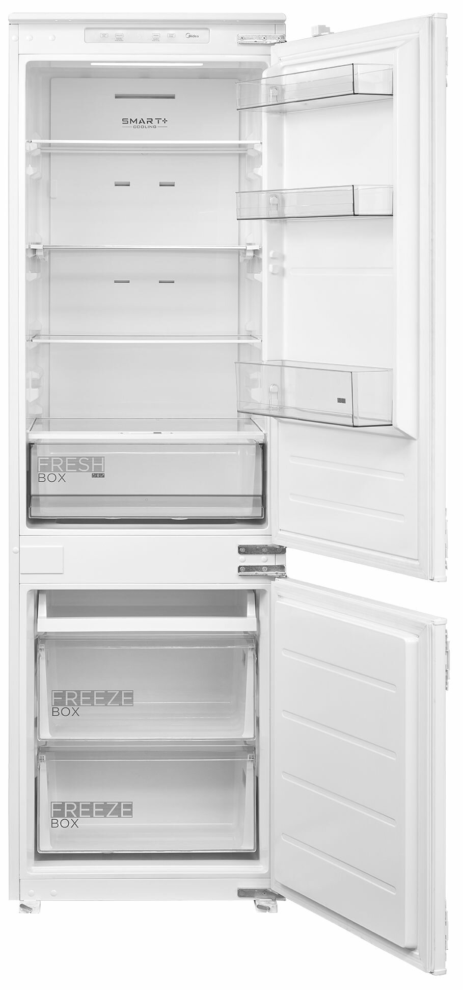 Холодильник Midea MDRE368FGE01, 2 камеры, инверторный, зона свежести, A++, белый