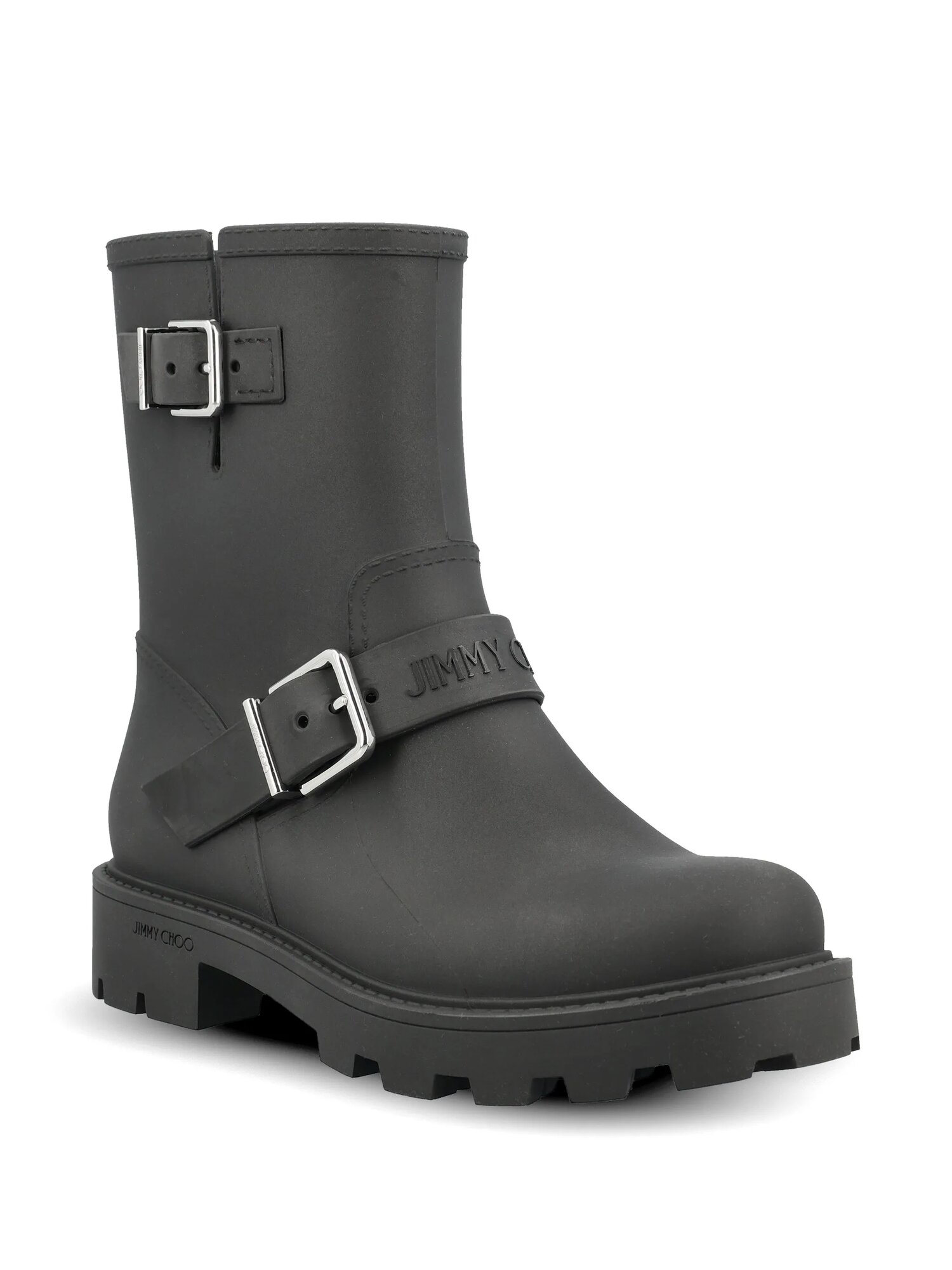 Ботинки JIMMY CHOO Buckled biker boots, размер 38 — фото 1