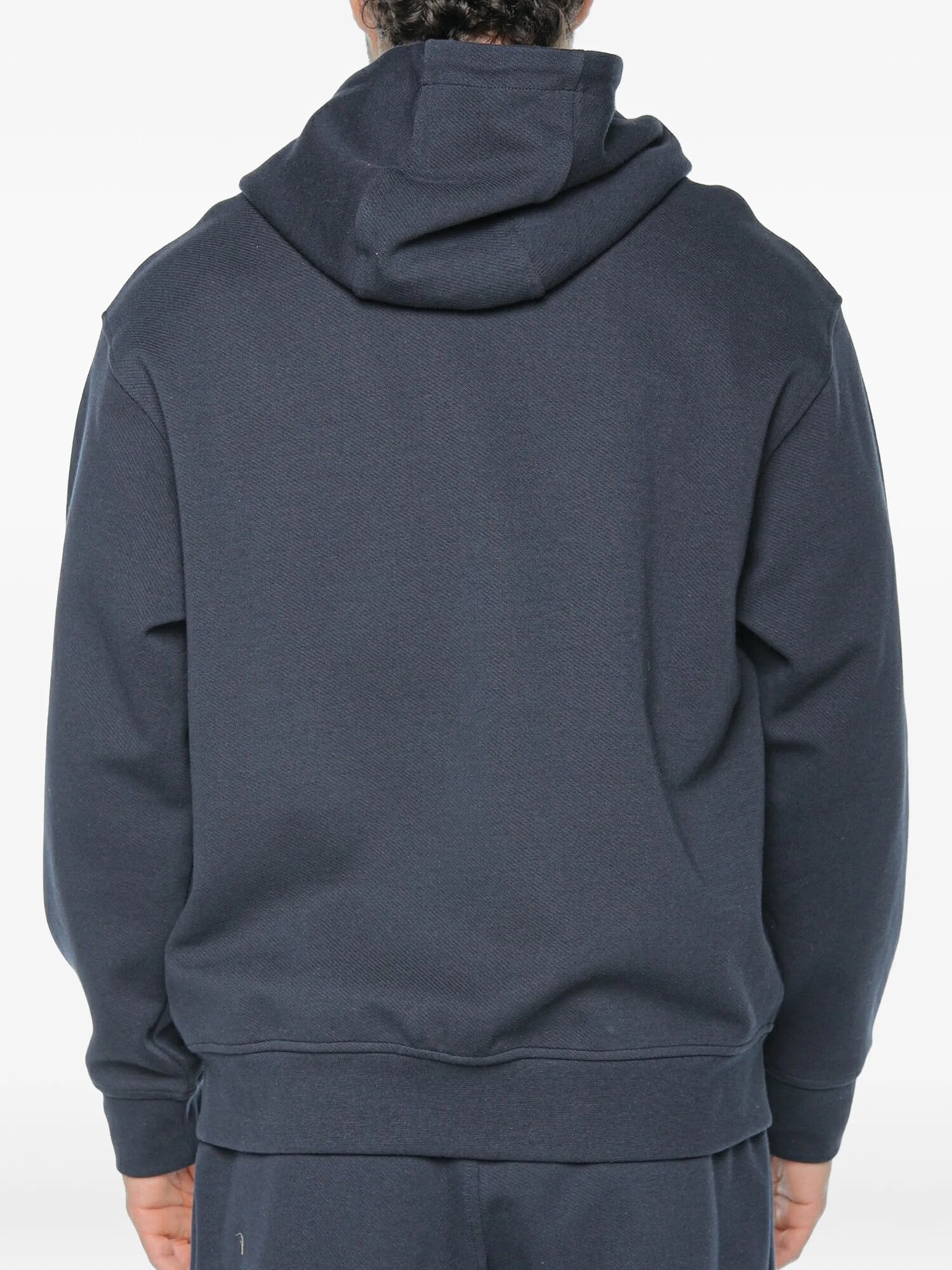 Худи Armani Exchange Logo-patch zip-up hoodie, размер M, , black/black — фото 1
