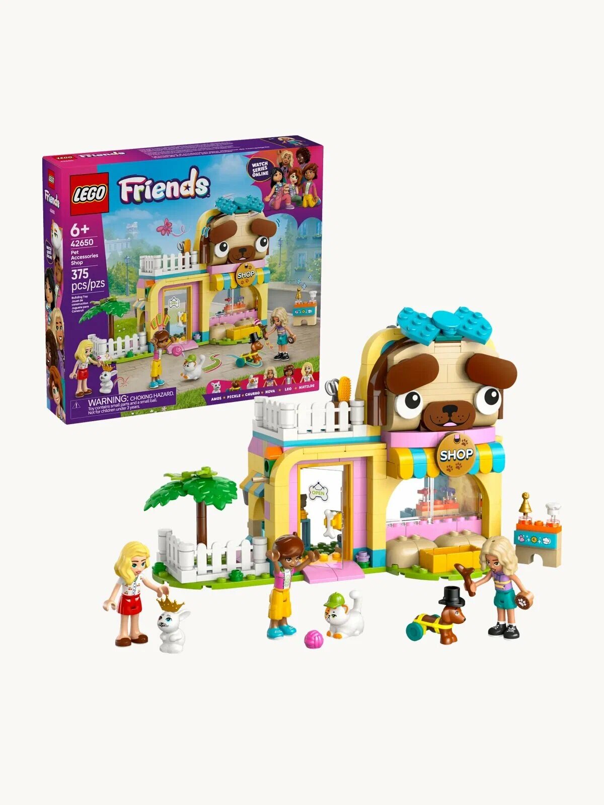 Конструктор LEGO Friends 42650 (N), "Магазин аксессуаров для домашних животных", 375 дет.