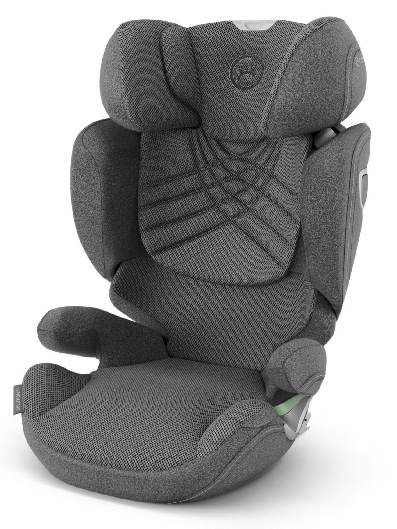 Детское автокресло 15-36 Cybex Solution T i-Fix Mirage Grey PLUS новая модель 2025 года серии Platinum с улучшенным типом ткани