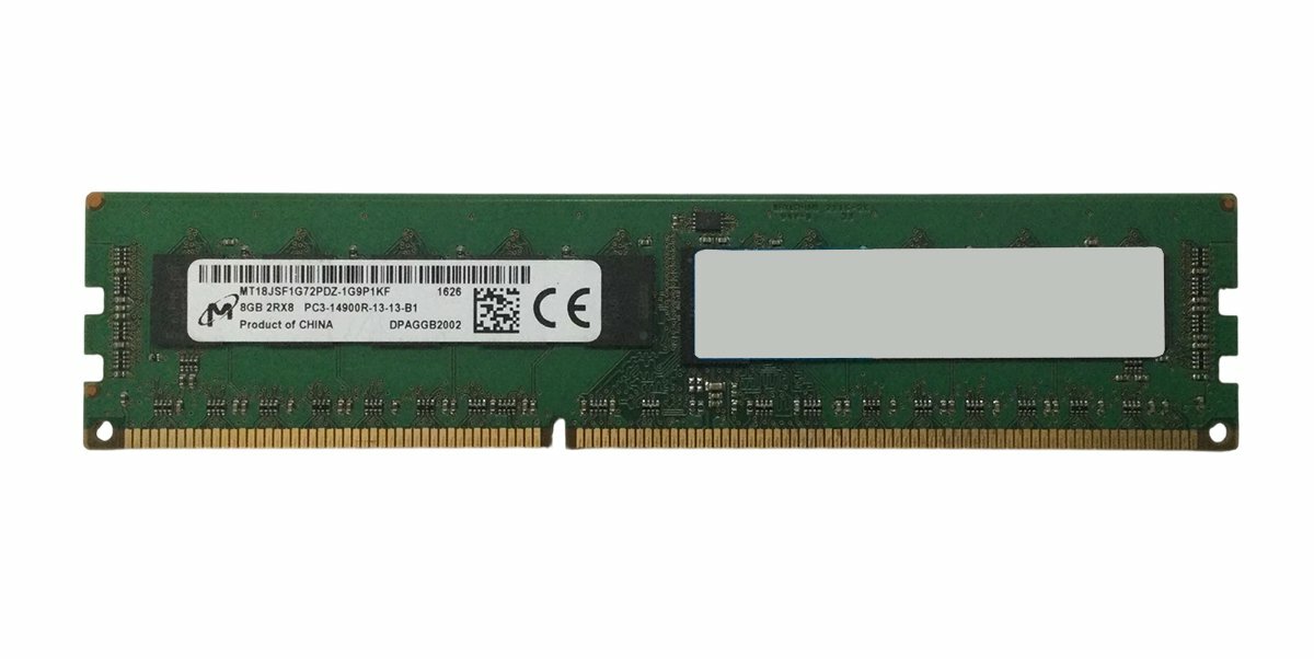 Оперативная память Micron DDRIII 8Gb MT18JSF1G72PDZ-1G9P1KF