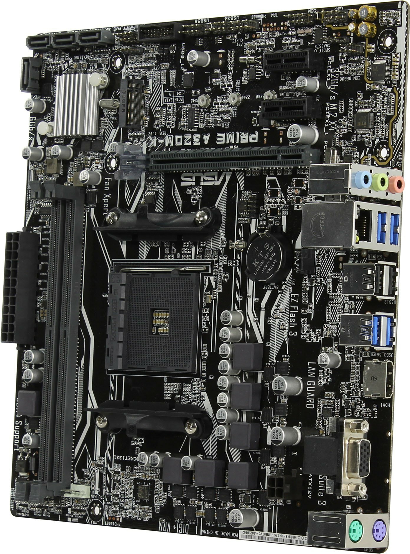 Комплект ASUS PRIME A320M-K + AMD ATHLON 3000G + KINGSTON 16GB (2x8GB) DDR4 KVR32N22S6/8