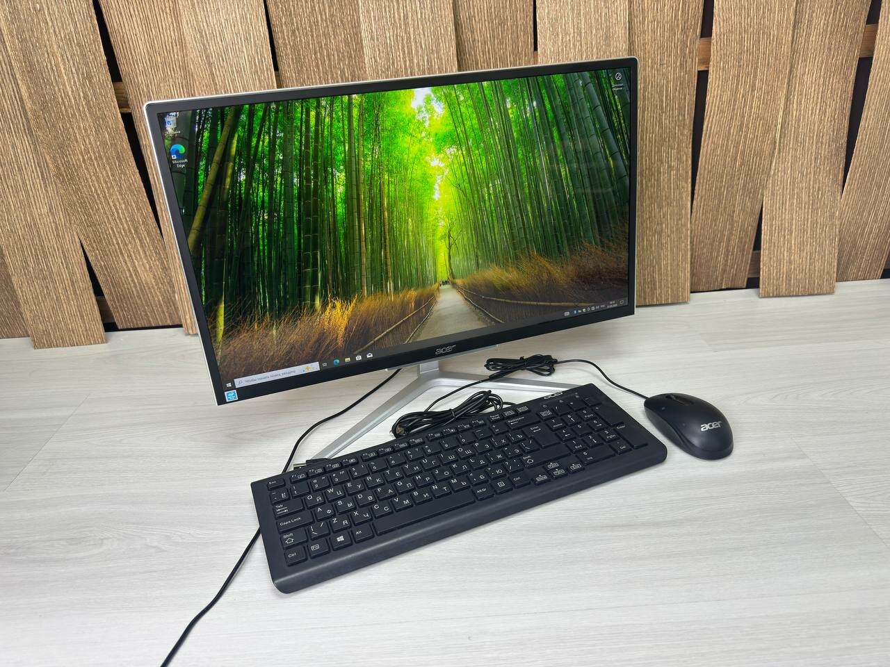 Моноблок Acer Aspire C22-820 Core Pentium J5005 1.50GHz/8 Гб/SSD M.2 128 Гб/Wi-Fi/BT/Cam/21.5"/Win10!