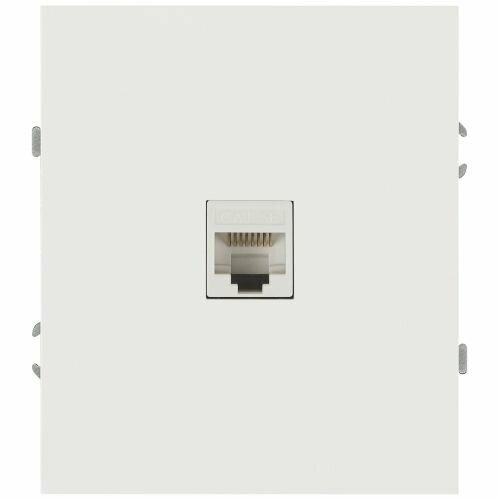 Розетка информационная 1-м СП Arktik RJ45 16А IP20 250В бел. матов. Эра Б0070481
