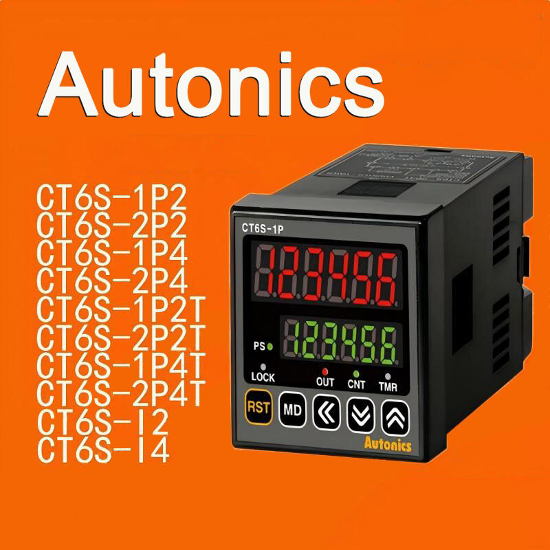 Autonics программируемый цифровой счётчик-таймер CT6S-1P4, CT6S-2P4, CT6S-1P2, CT6S-2P2, CT6S-1P2T, CT6S-1P4T, CT6S-2P2T, CT6S-2P4T