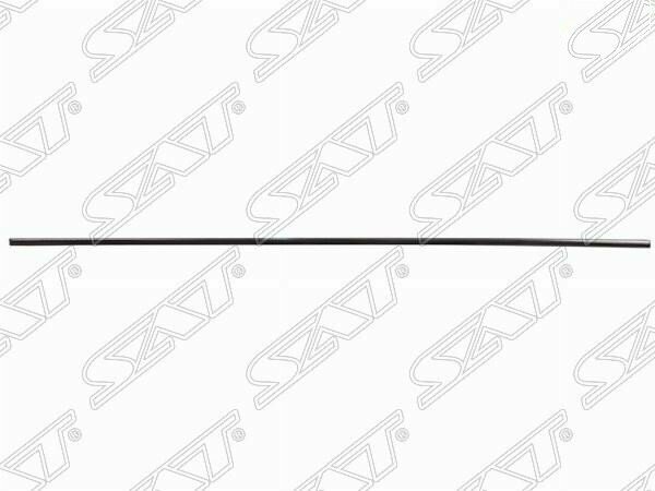 Молдинг двери SAT ST-MD08-040M-2 Mercedes-Benz C-Class 07-15 спереди Слева