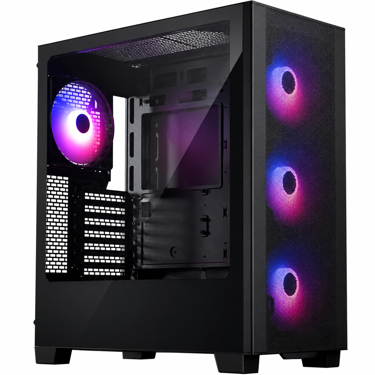 Корпус Midi-Tower PHANTEKS 523 XT PRO ULTRA TG RGB Black (PH-XT523P1_DBK01R_RU)