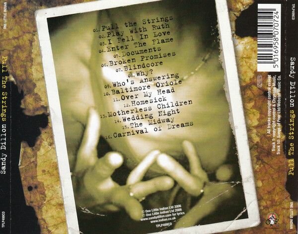 Аудио CD Sandy Dillon "Pull The Strings" CD (EU/2006) NEW — фото 1