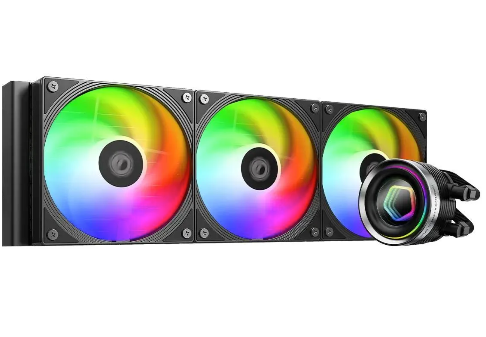 Система водяного охлаждения ID-COOLING FX360 Inf, 4-pin, ARGB, 120мм, черный