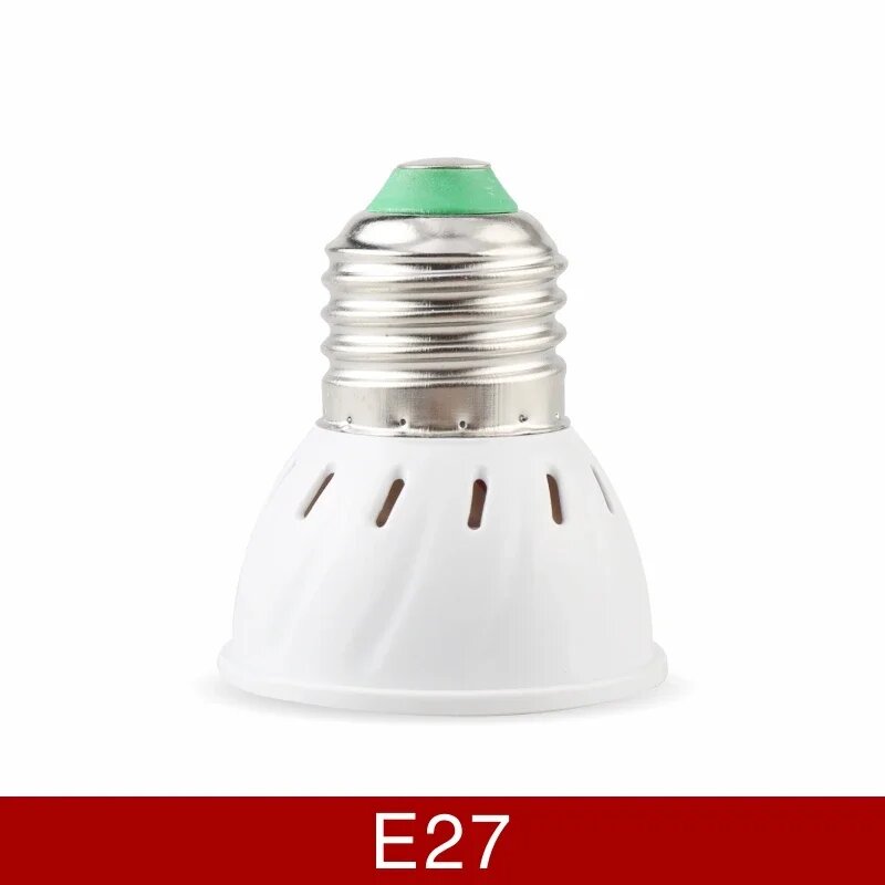 Светодиодная лампа-прожектор MR16 GU10 E27 E14 220В, 48/60/80 LED 2835 SMD, холодный/теплый белый свет