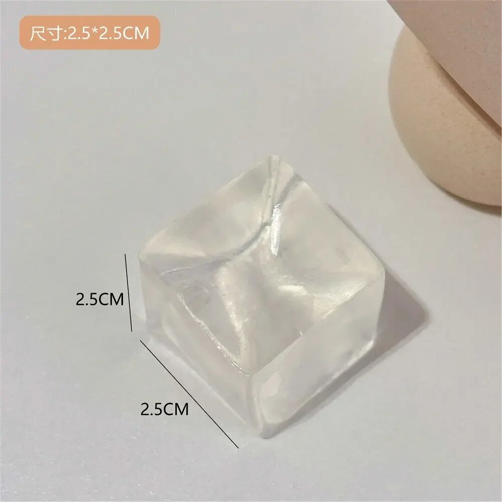Прозрачные сжимаемые кубики 2.5см