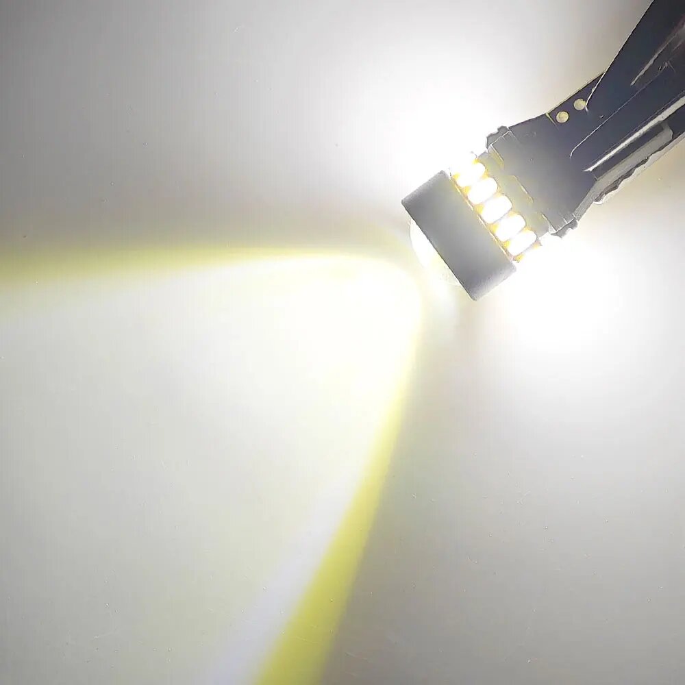 2 шт. LED T10 12-24В W5W Белый автосвет