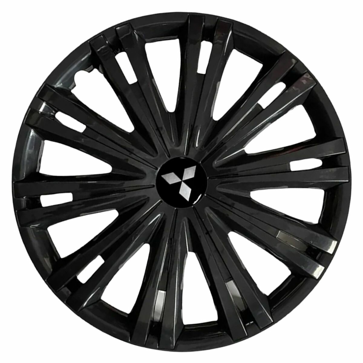 Колпаки на колеса Митсубиси Гига black R15, в комплекте 4 колпака