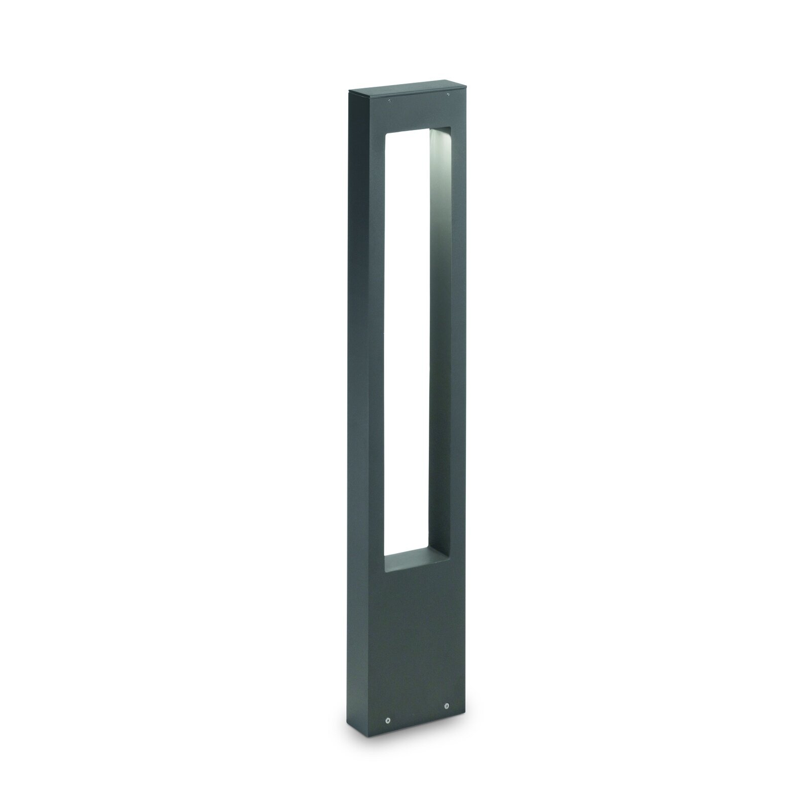 Светильник уличный садово-парковый ideal lux Vega PT1 макс.1х15Вт IP44 G9 230В Антрацит/Прозрачный Алюминий/Стекло Без лампы 136028.