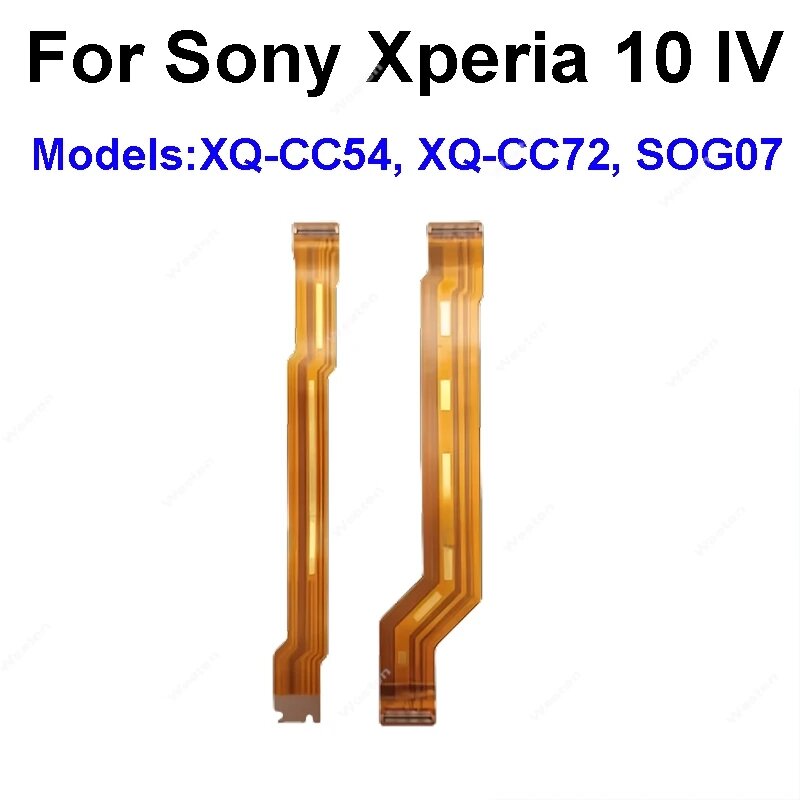 Разъем материнской платы, гибкий кабель для Sony Xperia 10 IV, разъем ЖК-дисплея материнской платы, гибкая лента, запасные части