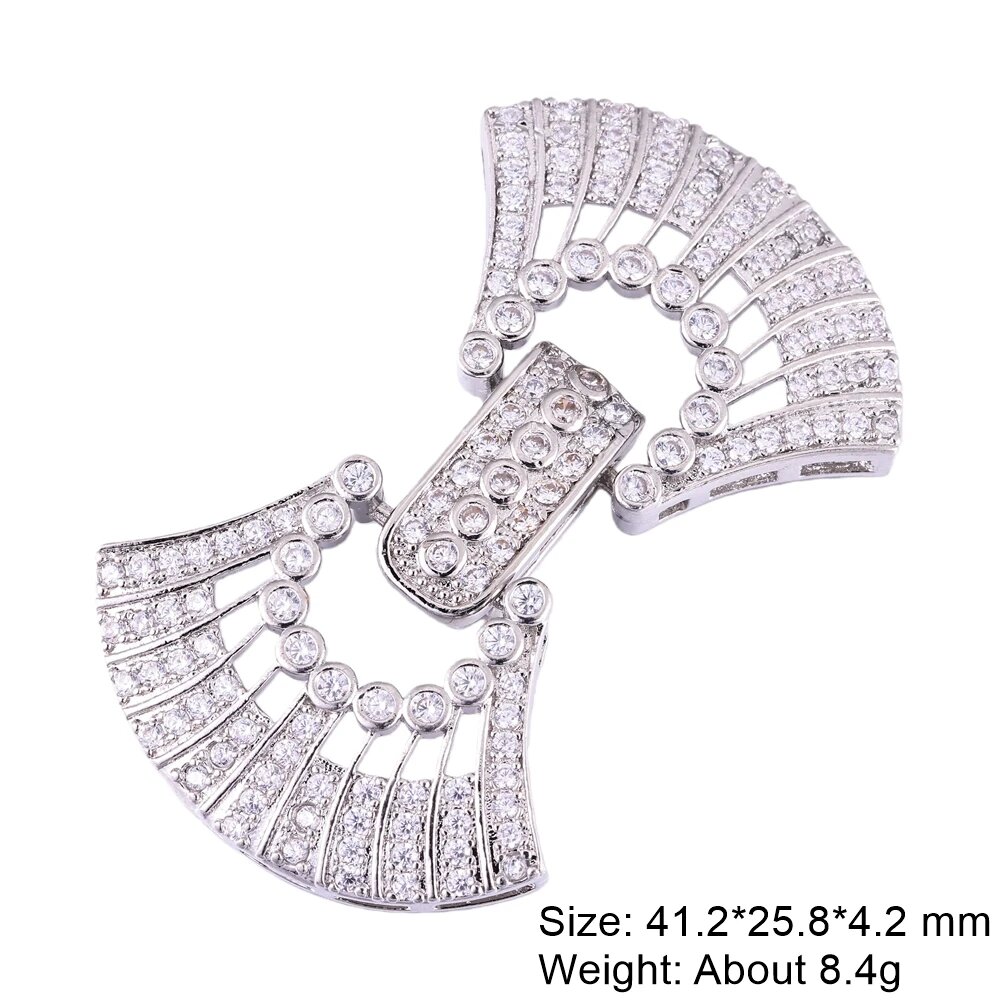 Застежки Juya золотистого цвета для рукоделия White Gold