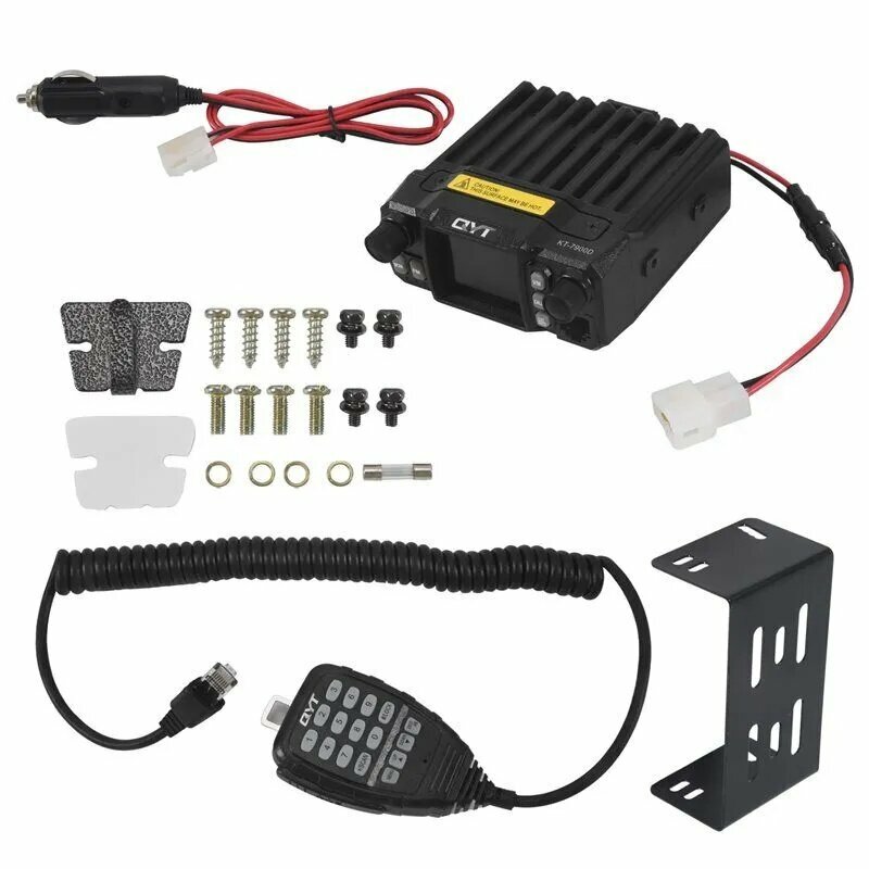 Mobile Ham Radio KT-7900D 25 Вт Четыре Диапазона 144/220/350/440 МГц KT7900D УФ-Трансивер Или С Блоком Питания